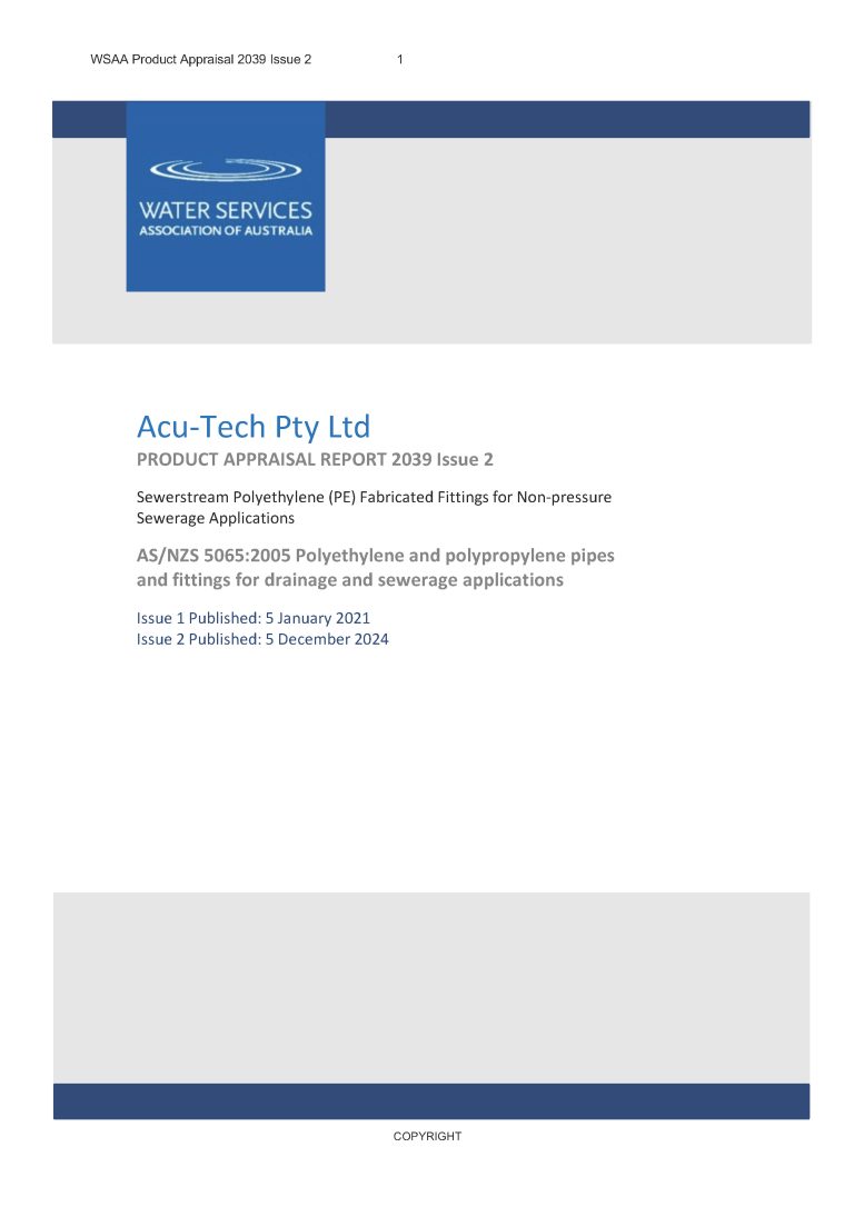 ISO 9001 Certification | Acu-Tech Piping Systems